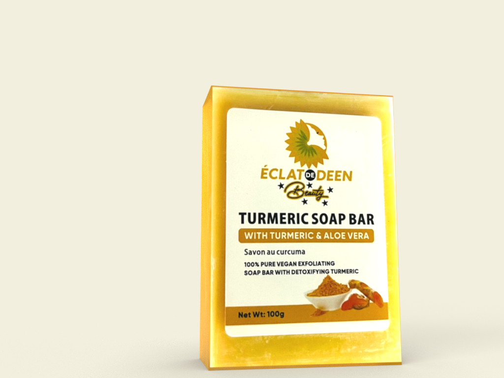 SAVON CURCUMA « ANTI-TACHES » – ECLAT DE DEEN BEAUTY